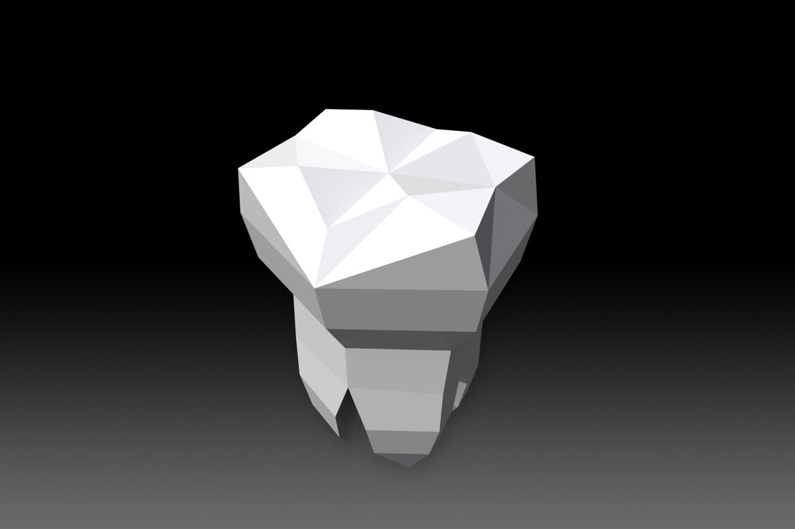 Modelo de diente en papel 3D, accesorio dental (archivos digitales ...