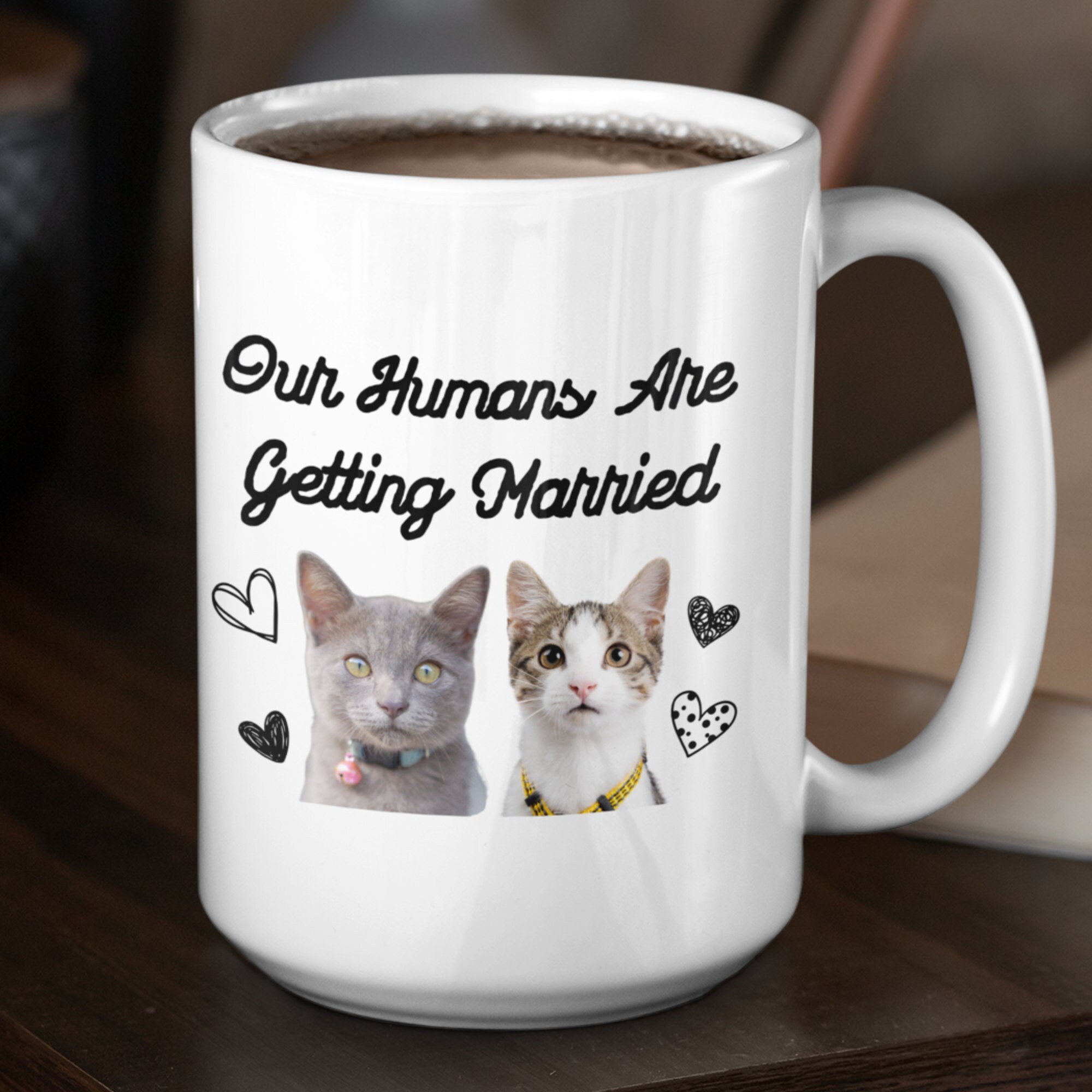 Custom Dog Engagement Gift, My Humans Are Getting Married Mug, Custom ...
