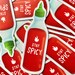 Hot Sauce stay Spicy Sriracha Bottle Sticker / High Quality Vinyl ...