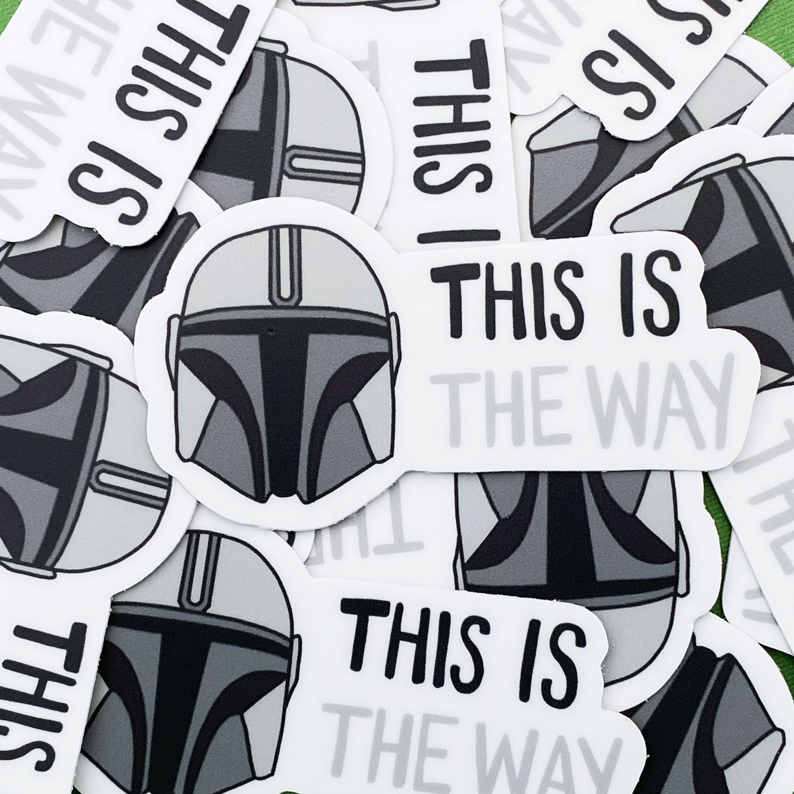 This is the Way Mandalorian Sticker / High Quality Matte Vinyl ...