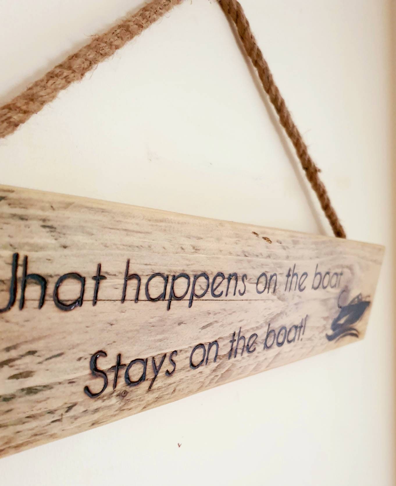 Nautical design sign boat sign hanging sign rustic sign | Etsy