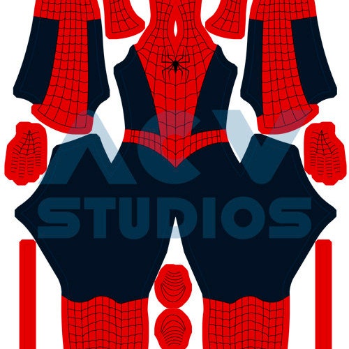 Classic/spider-man 2002 Hybrid Suit Pattern - Etsy