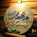 Nursery Sign Round Nursery Sign Baby Name Sign Nursery - Etsy