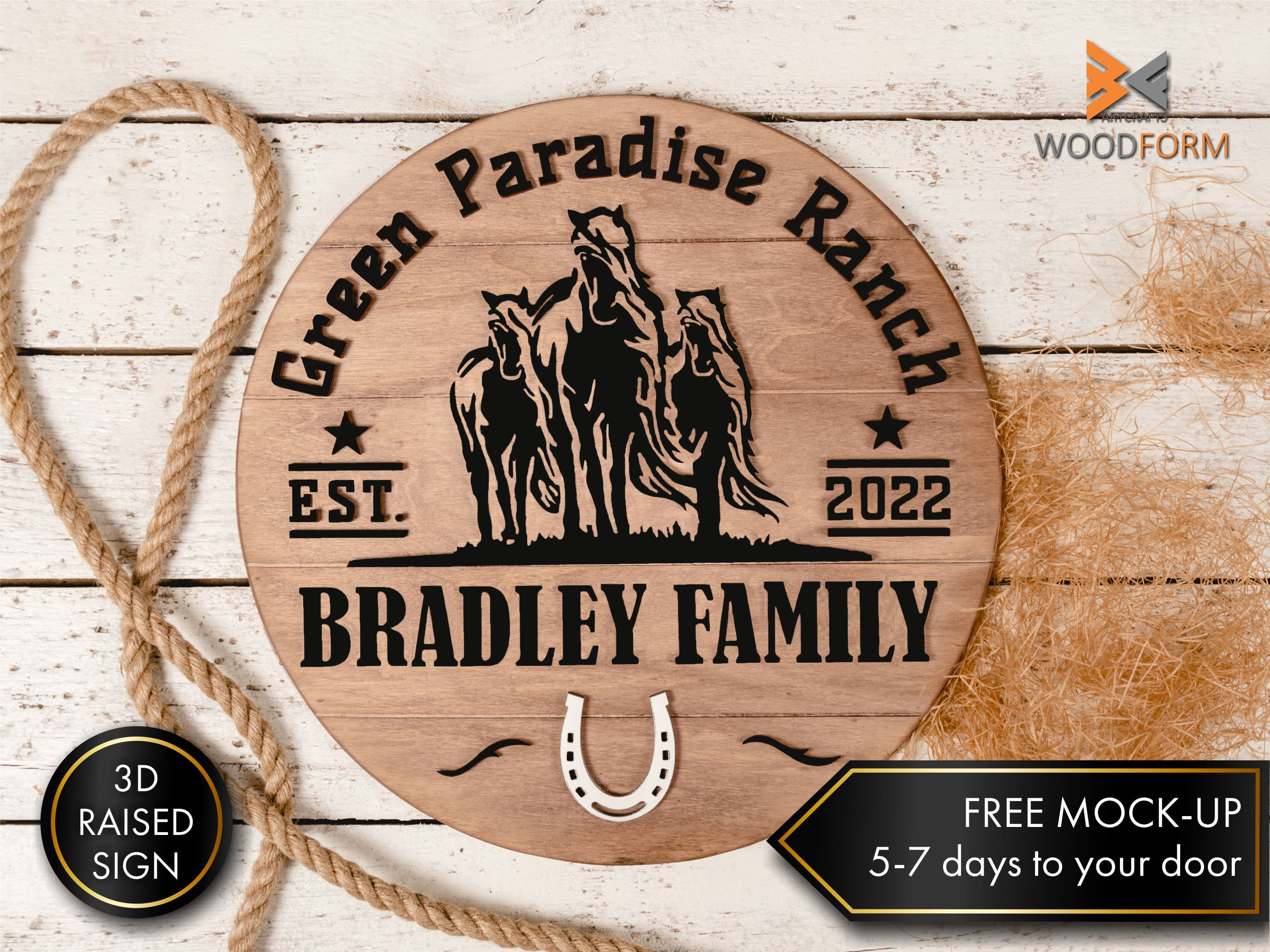 Letrero de rancho personalizado letrero de granja letrero de - Etsy México