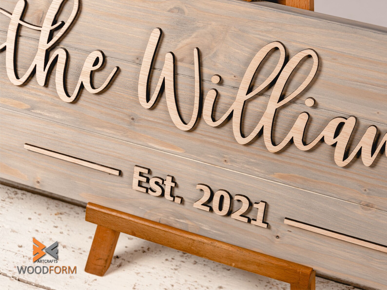 Family Name Sign, Last Name Sign, Custom Name Sign, Anniversary Gift ...