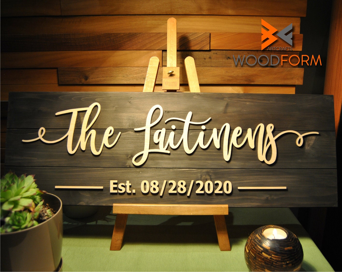 Family Name Sign Custom Name Sign Name Sign Wood Sign Last | Etsy