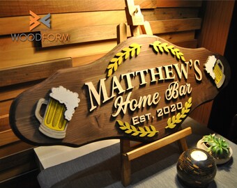 Custom Home Bar | Etsy