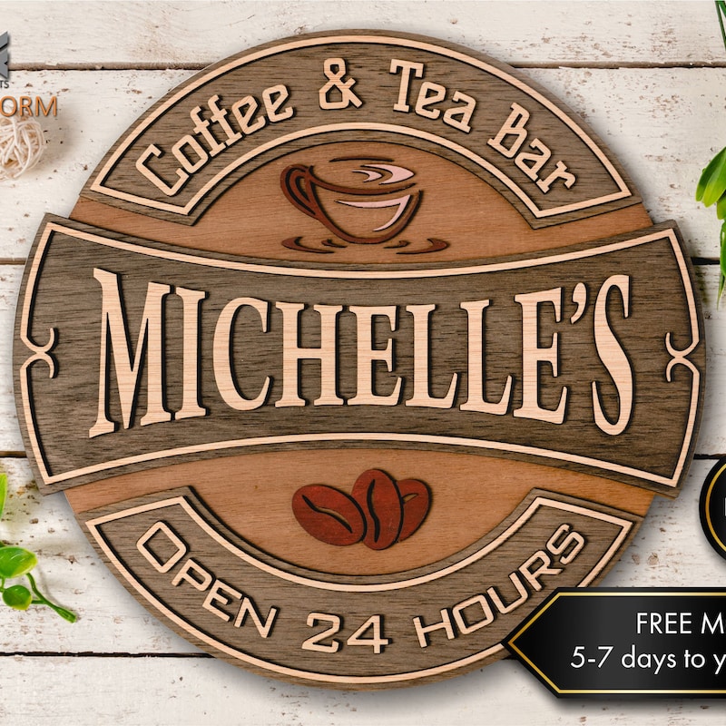 Wood Coffee Sign - Etsy