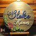 Nursery Sign Round Nursery Sign Baby Name Sign Nursery - Etsy