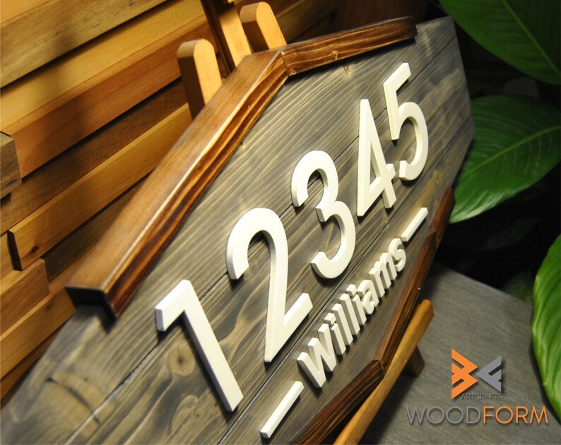 House Number Sign Housewarming Sign Barn Wood Sign Wood - Etsy