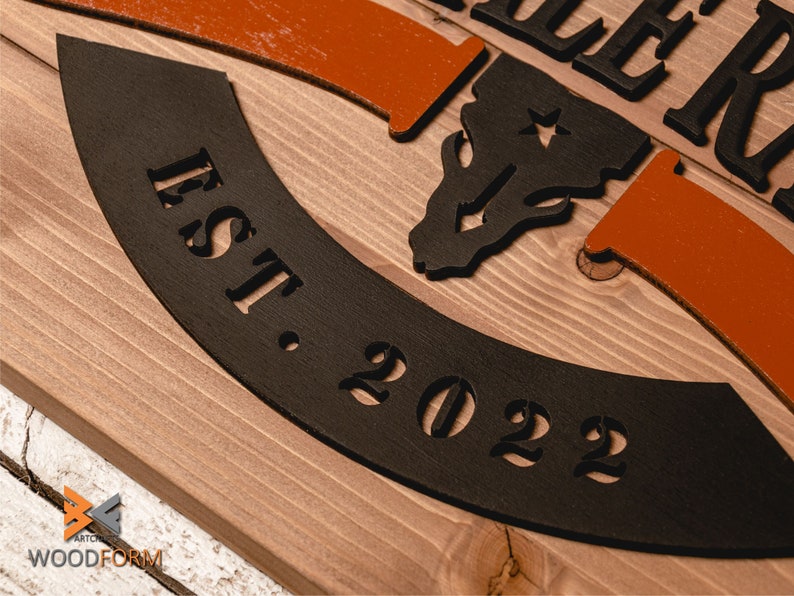 Personalized Ranch Sign Farmhouse Sign Custom Wood Sign - Etsy