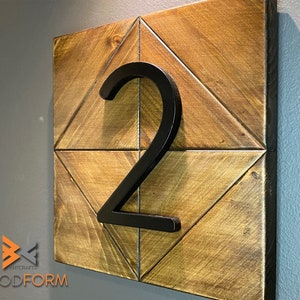 House Number Sign, Number Plaque, Numbers Sign, House Numbers, Wood ...
