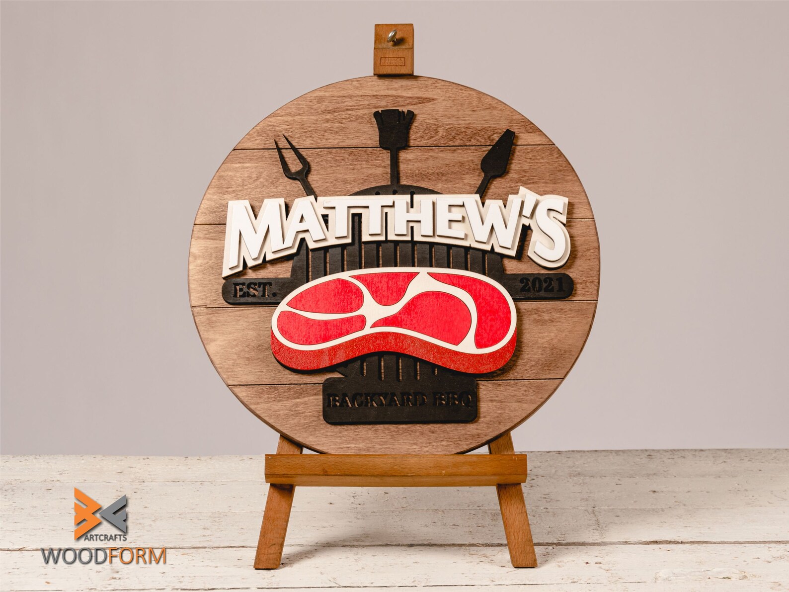 Grill Sign Bbq Sign Barbecue Sign Bar & Grill Sign Man Cave - Etsy