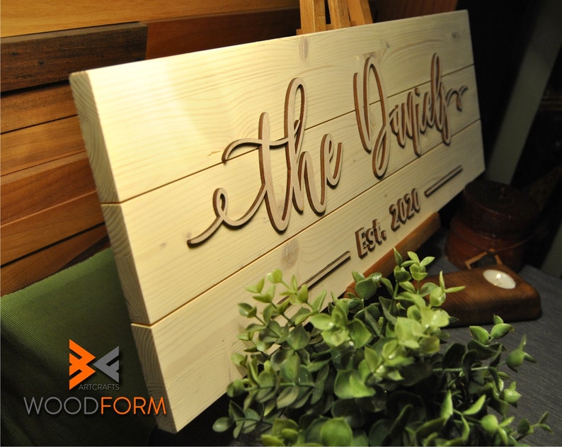 Family Name Sign Last Name Sign Custom Name Sign Home | Etsy