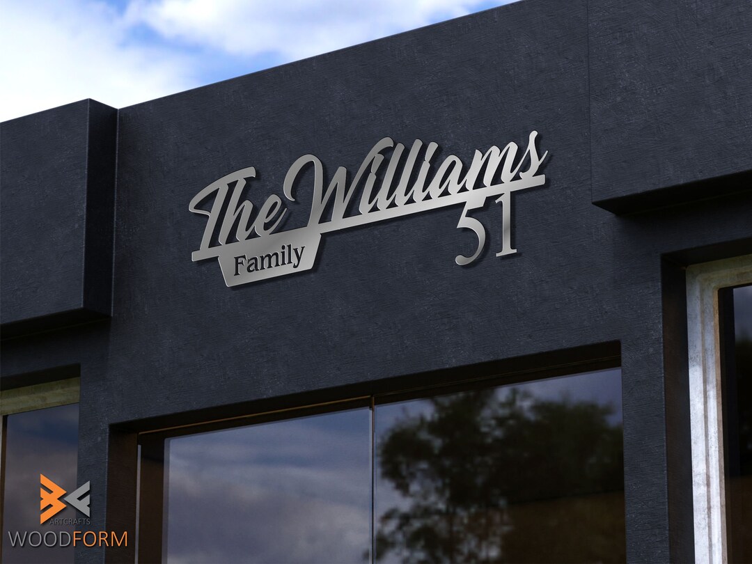 House Address Sign, Street Number Sign, Outdoor House Sign ...