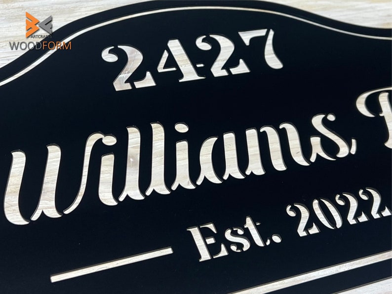House Address Sign Outdoor Metal Sign Personalized Sign - Etsy
