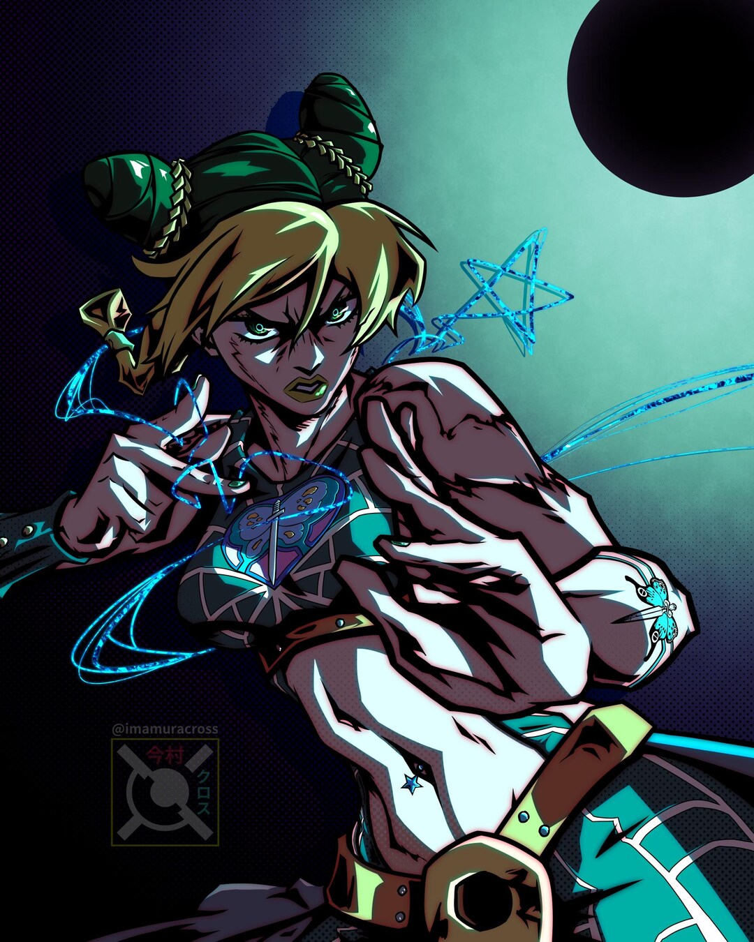 Jolyne Cujoh Print - Etsy