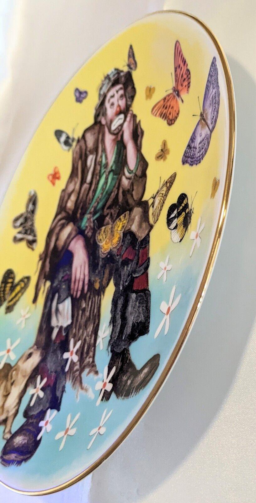 Vintage 1991 Flambro Emmett Kelly Jr SPRING Collectors Plate 4049 of ...