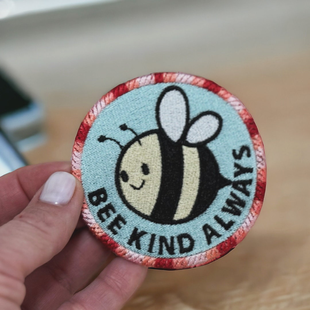Bee Kind Always Patch, Bumble Bee Patch, Cute Patch - Etsy