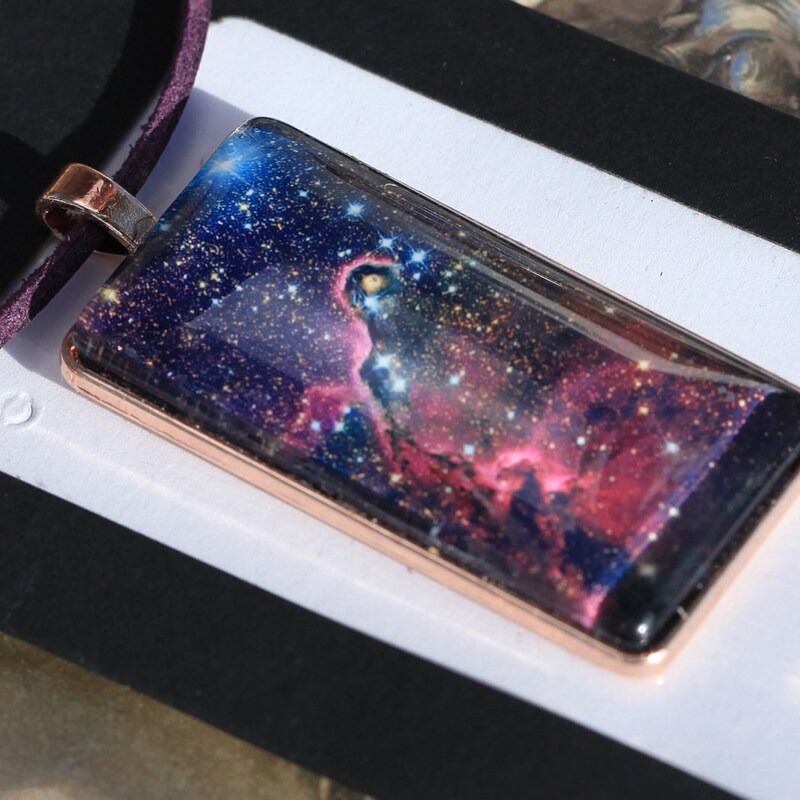 Galaxy Pendant - Etsy UK