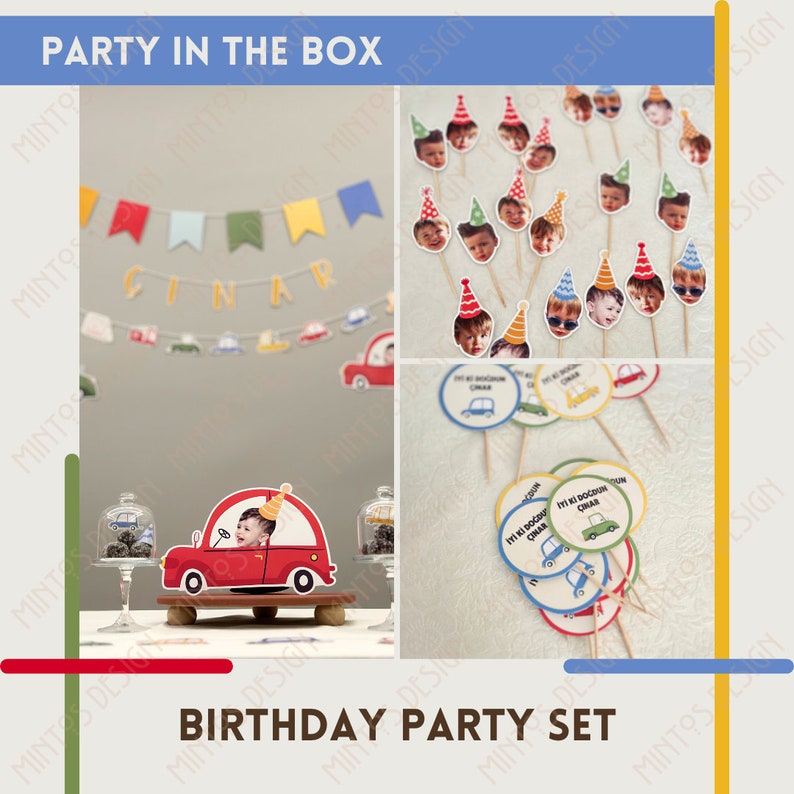 Party in the Box,birthday Party Set,kids Birthday,party Decors,banner ...