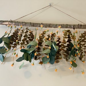 Eucalyptus Wall Hanging-boho Decor-wall Hanging Eucalyptus-bohemian ...