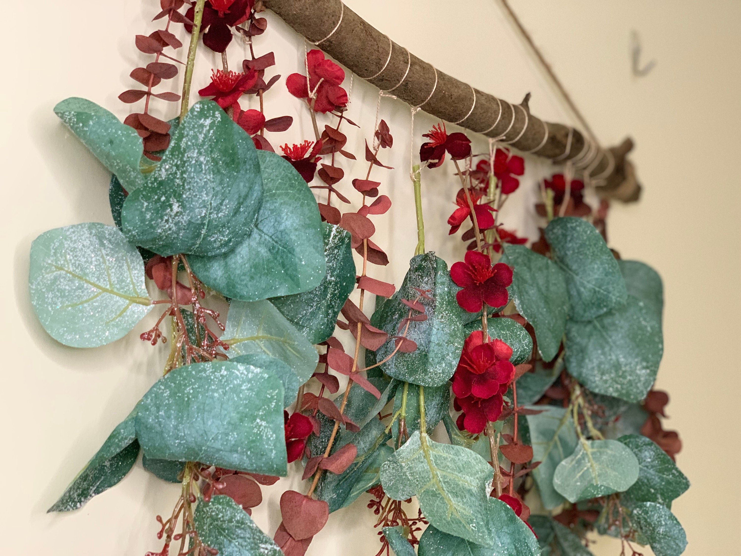 Eucalyptus Wall Hanging-home Decor-wedding Floral Decor-boho - Etsy