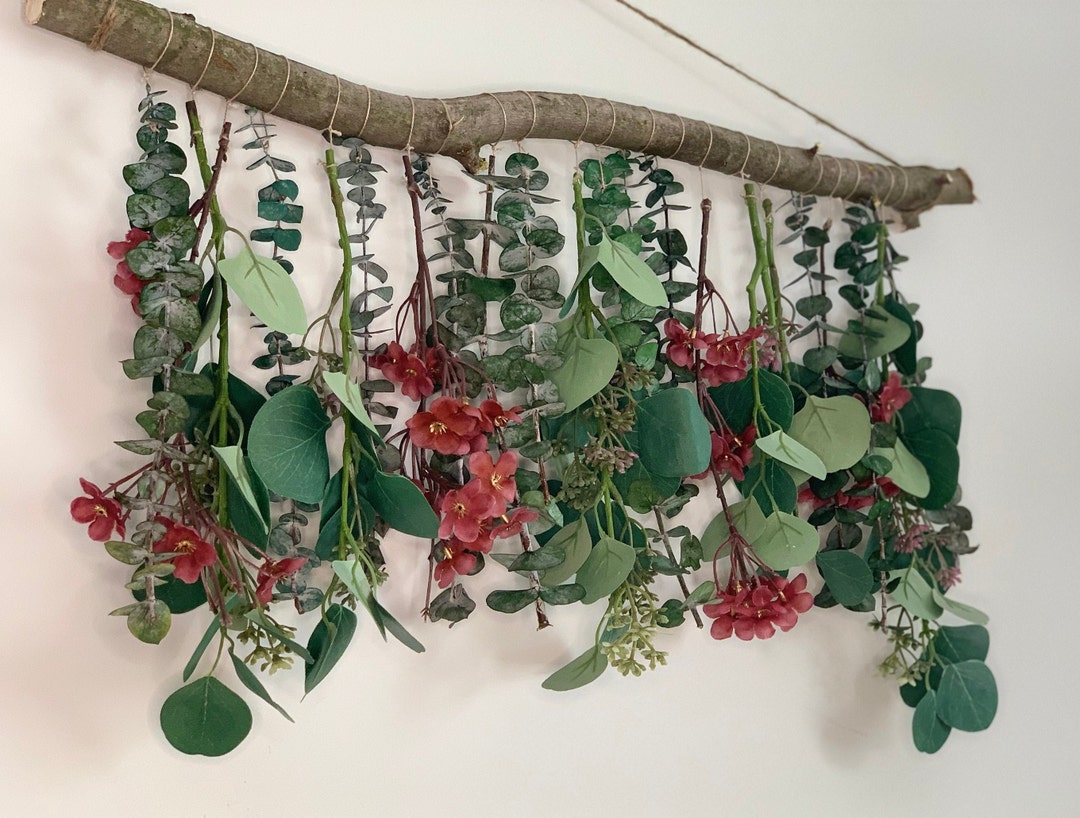 Eucalyptus Wall Hanging-home Decor-boho Home Decor- Floral Boho ...