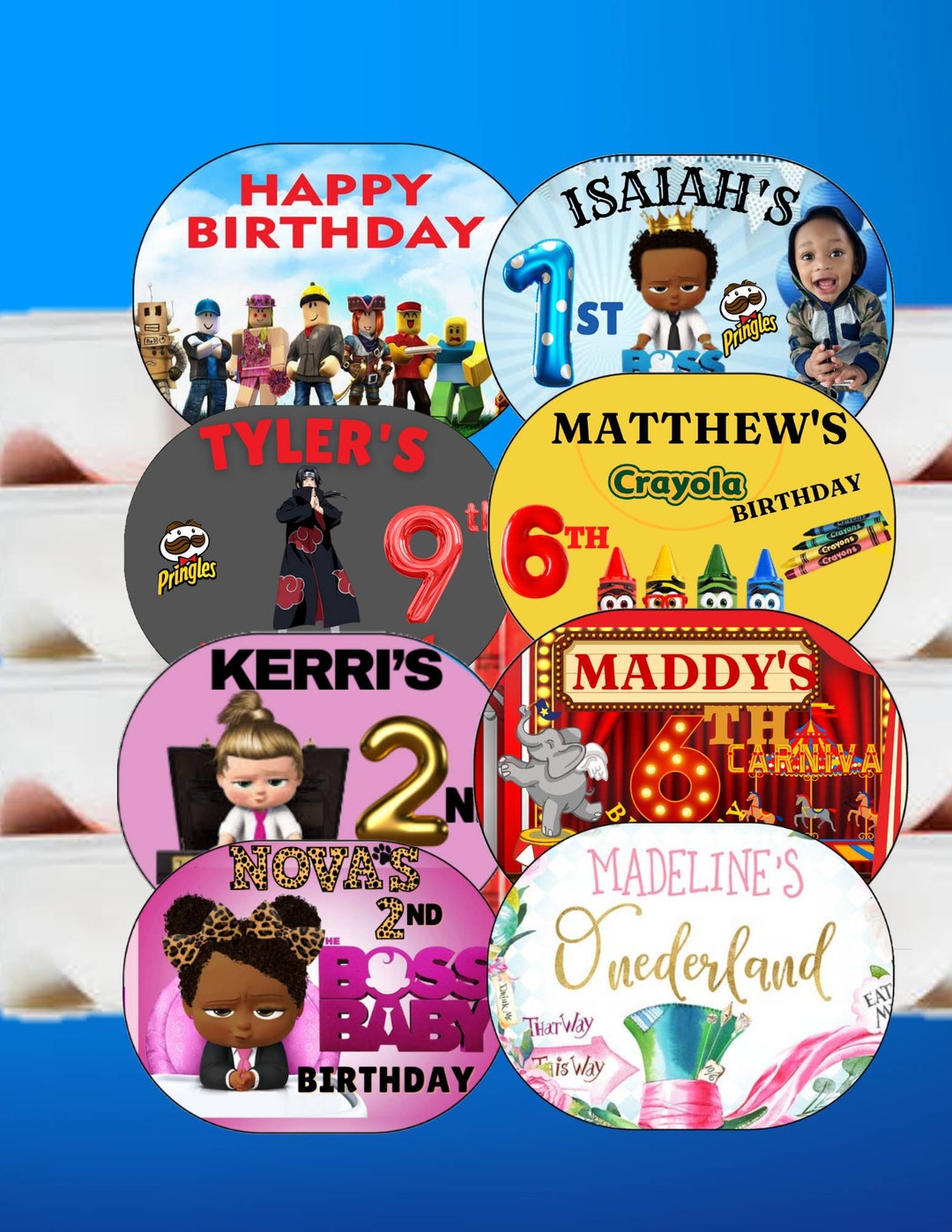 Personalized Pringles Stackables - Etsy