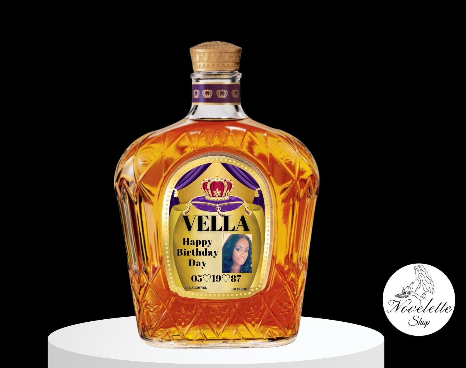 Custom Crown Royal Bottle Labels - Etsy