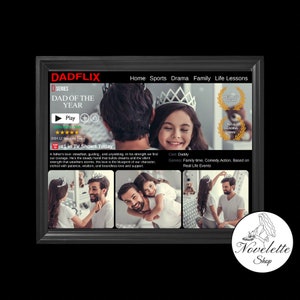 Netflix Personalized Movie Collage With Picture Frame - Etsy