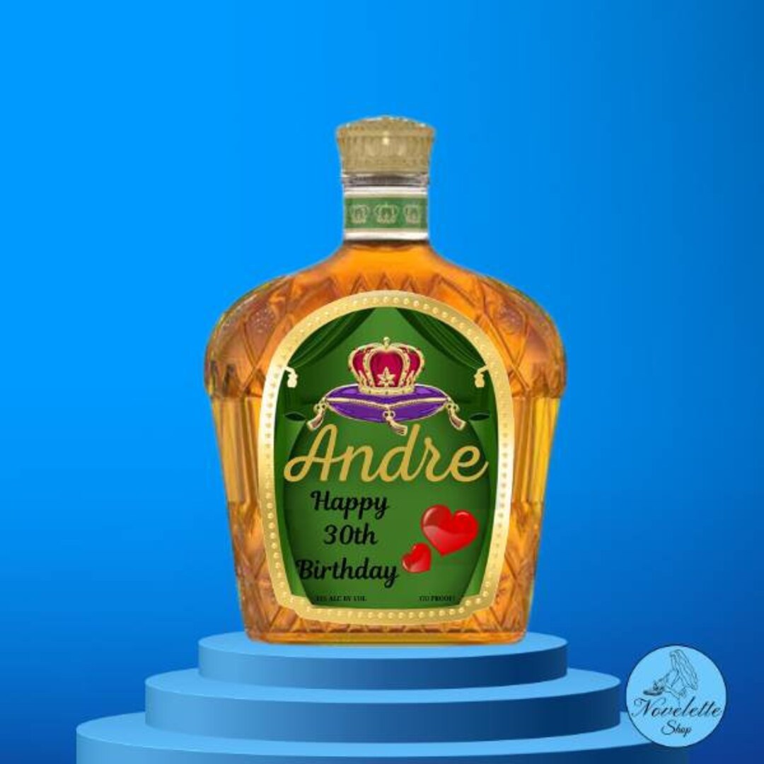 Custom Crown Royal Bottle Labels - Etsy