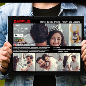 Netflix Personalized Movie Collage With Picture Frame - Etsy