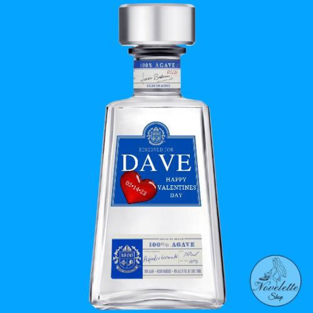 Personalized 1800 Bottle Labels - Etsy