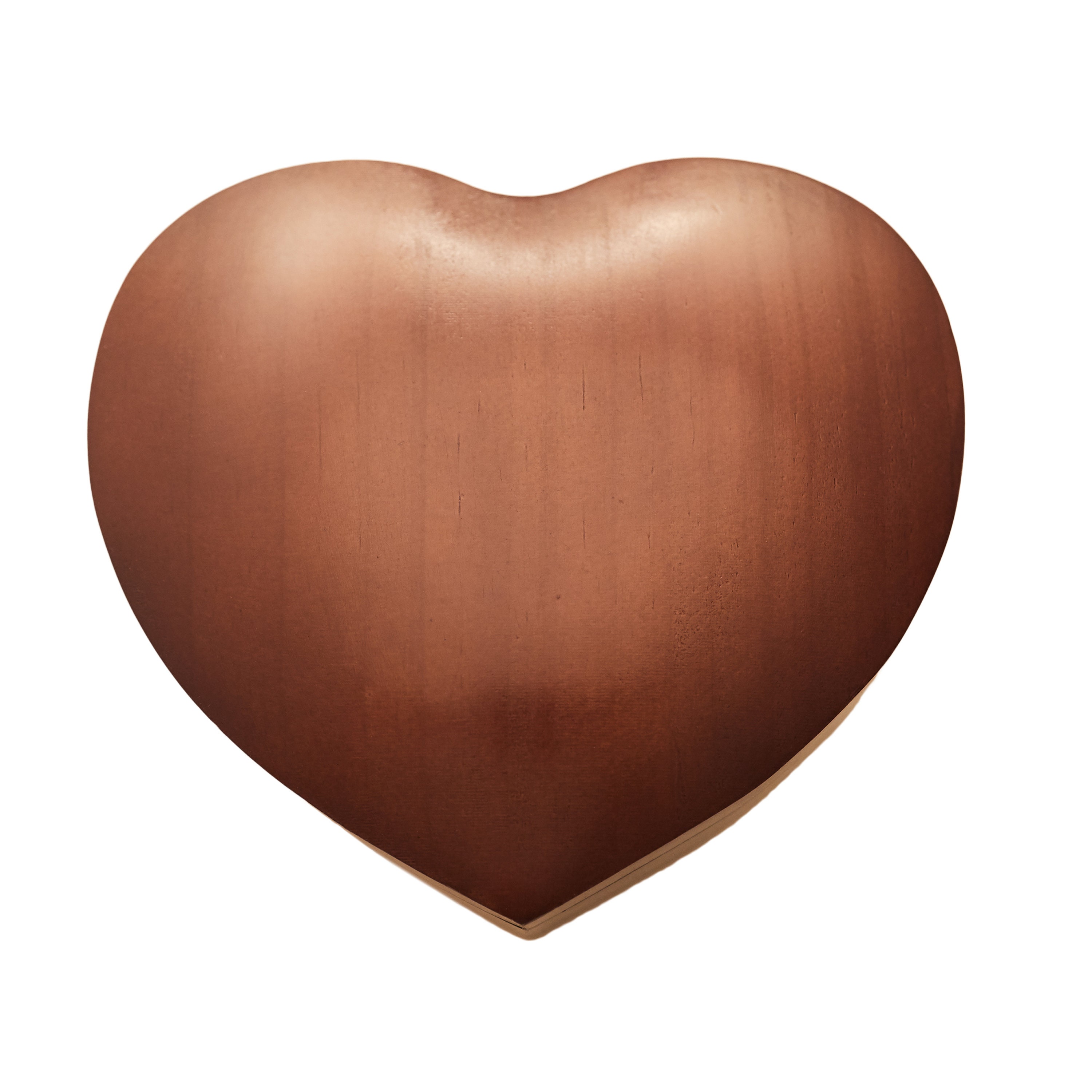 Fully Stained Solid Wood Heart Shaped Box - Etsy