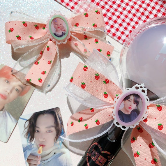 BTS Lightstick Army Bomb Decoration Ribbon jungkook & Jimin | Etsy