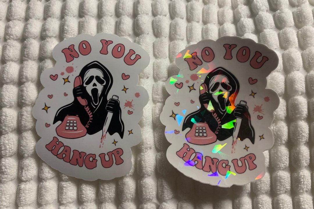 Scream Sticker/ghostface Sticker/scream Horror Sticker/halloween ...