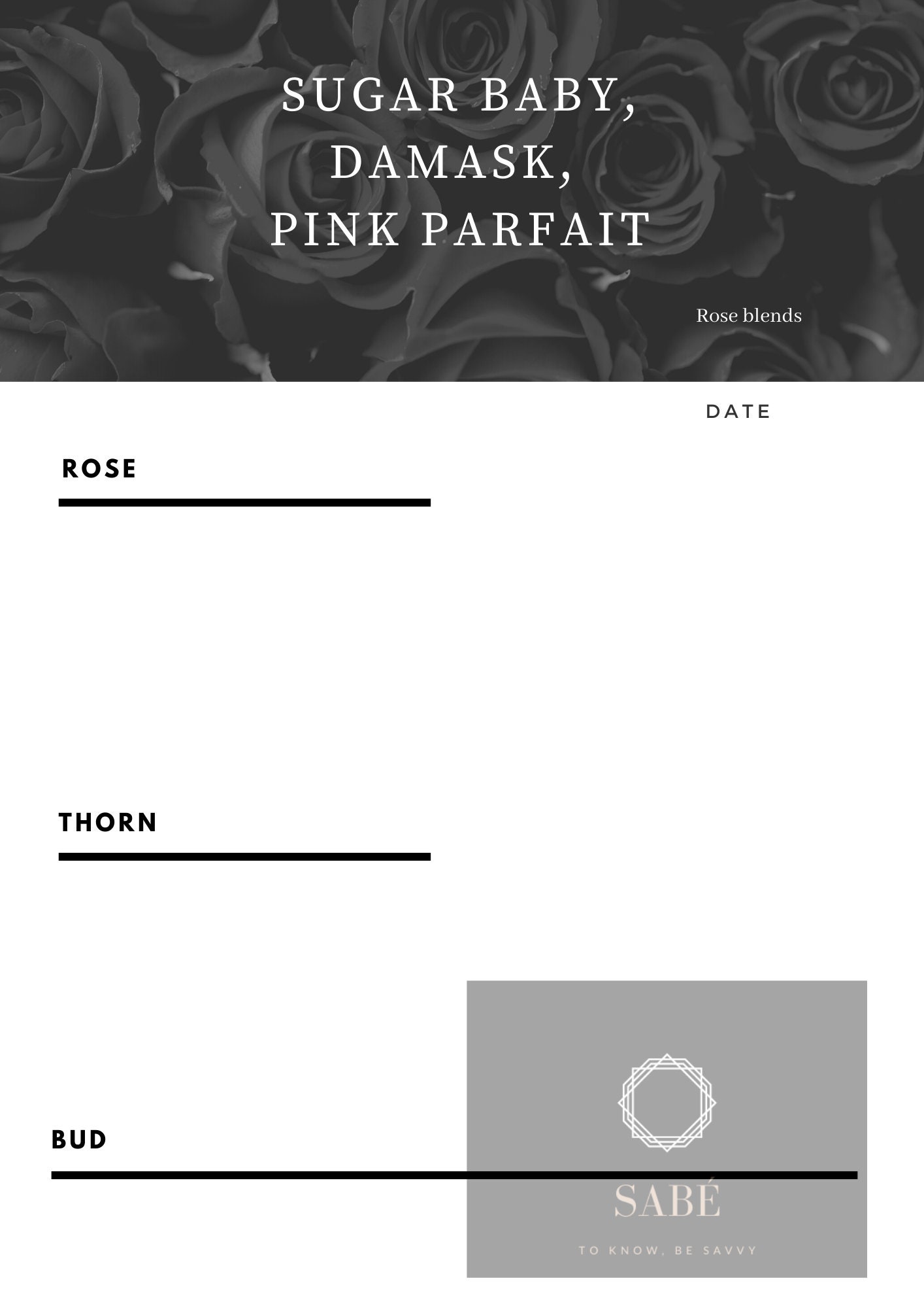 Your Rose Thorn Bud Printable Monthly Gratitude Journal - Etsy