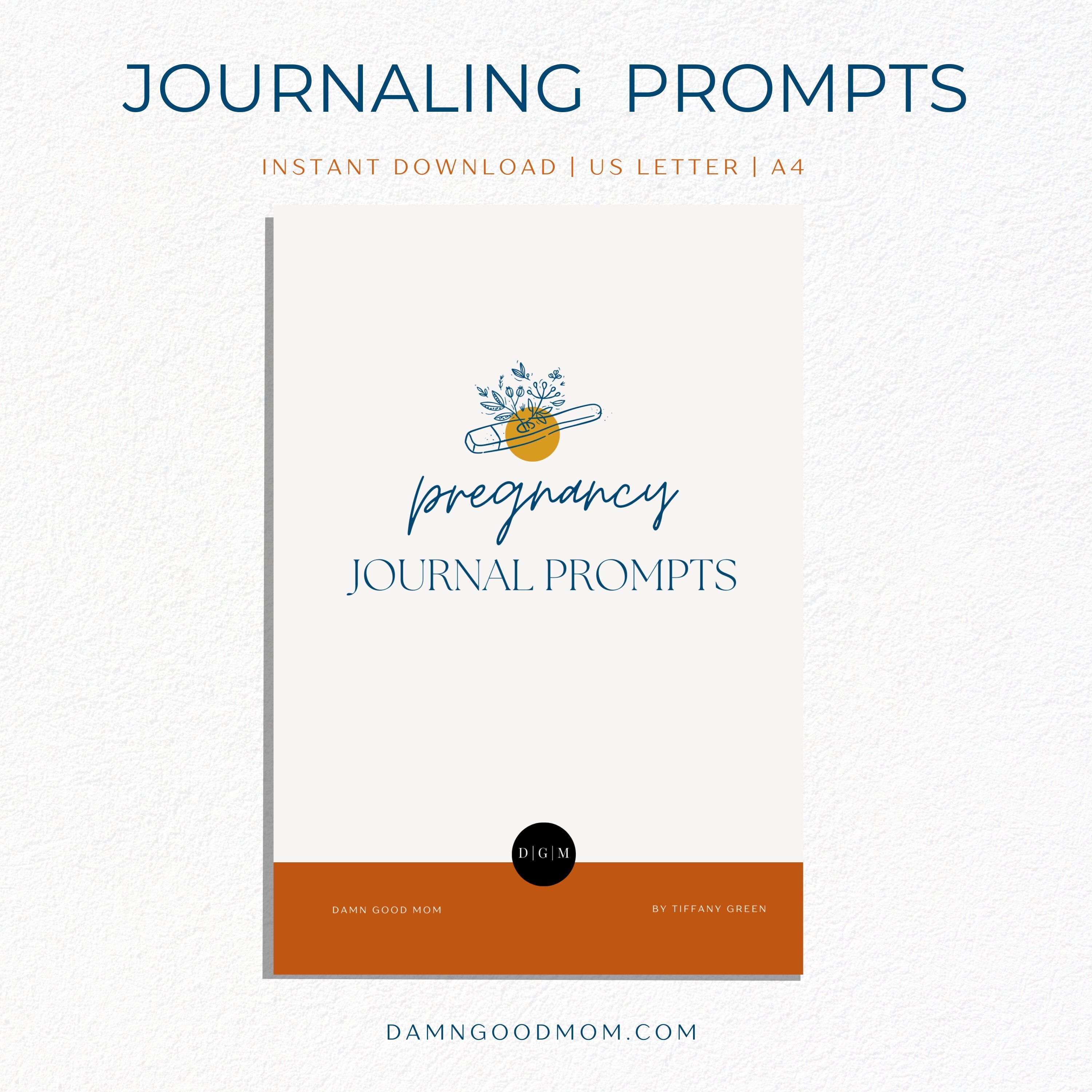 Pregnancy Journal Prompts printable Pregnancy Printables - Etsy