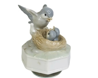 Blue Bird Music Box | Etsy