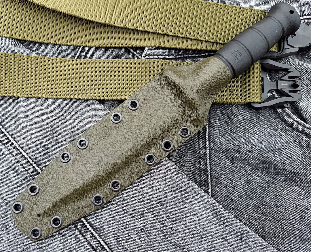Kydex Sheath for Glock 78/81 Knife. Olive Color. Handmade Tactical ...