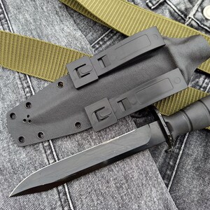Glock 78/81 Kydex Knife Sheath. Black Color. Tactical Holster. Outdoor ...