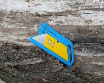 3d Printed Keychain Utility Knife - Etsy