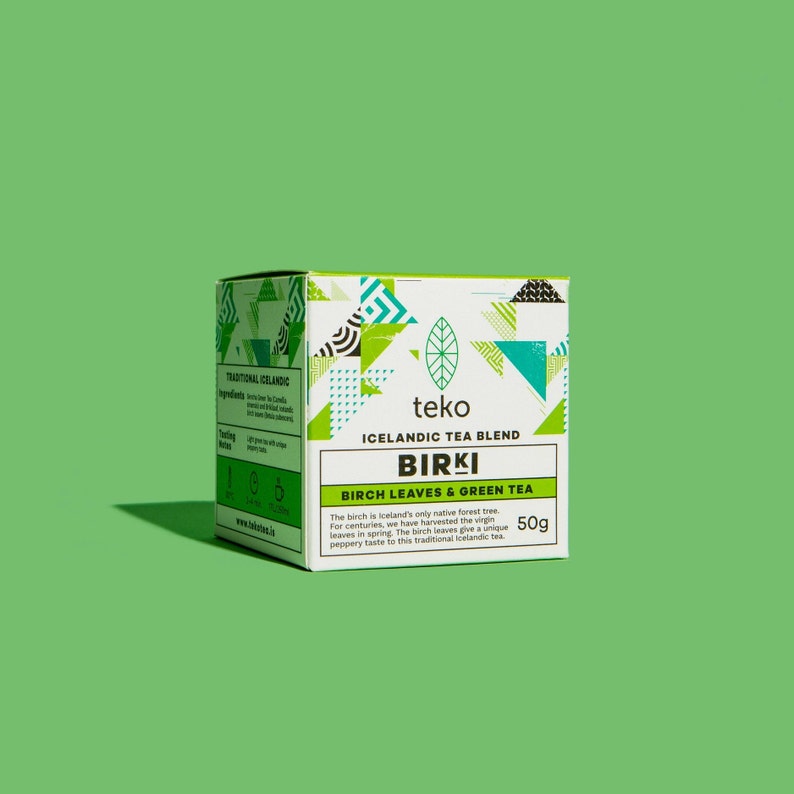Birch Leaves + Green Tea | Teko, Traditional Icelandic Tea Blends - Etsy