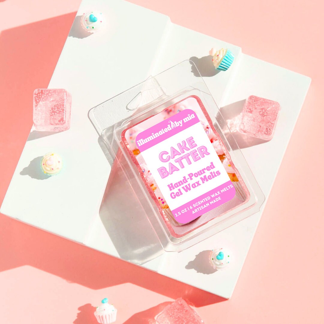 Cake Batter Wax Melts Reusable Wax Melts Cake Batter Scented Wax Melts ...