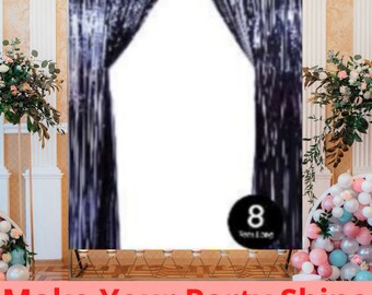 Black Fringe Curtain | Etsy
