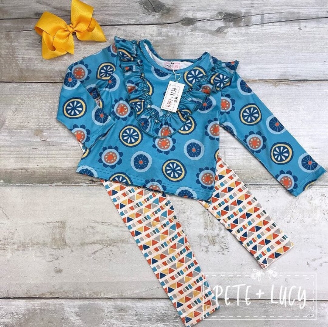 Clementine Two Piece Girls Set, Can Be Monogrammed or Embroidered With ...