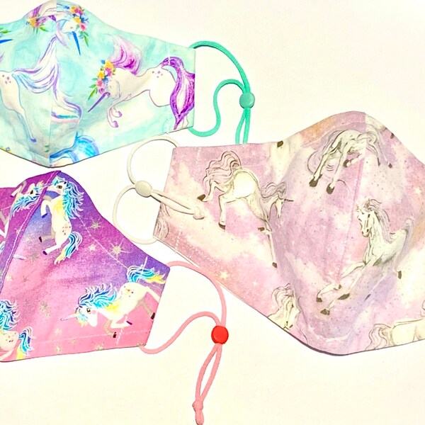 Unicorn Face Mask Adult - Etsy