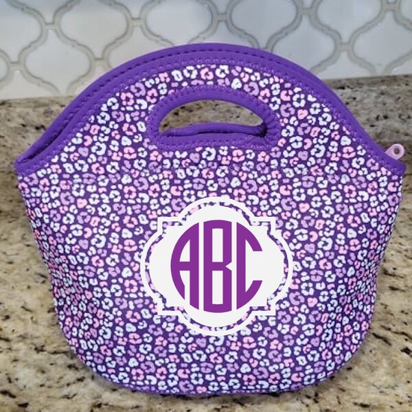 Monogram Lunch Box - Etsy