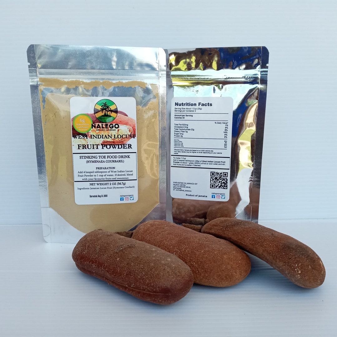 Jamaican Locust Fruit Powder stinking Toe Food Drink, West Indian ...